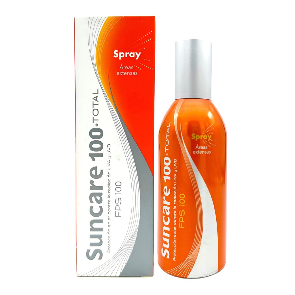 SUNCARE 100 TOTAL SPRAY FPS100 120ml - Dermocare